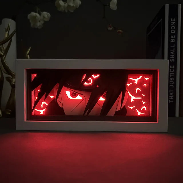 Itachi Light Box – Iconic Naruto Decor for Anime Fans