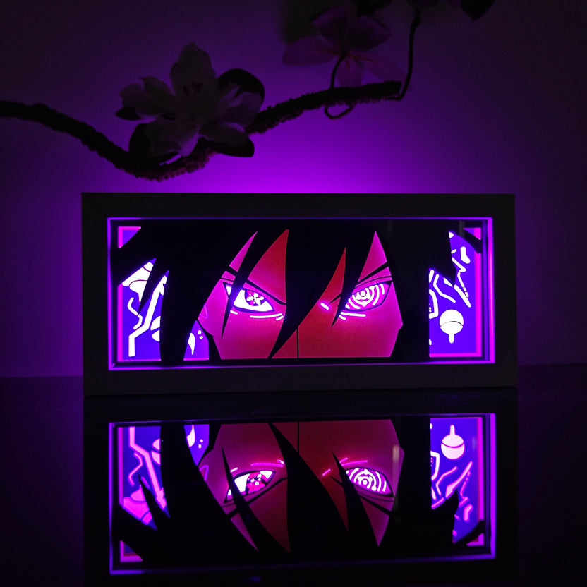 Kakashi Light Box – Striking Naruto LED Decor for Fans – Manga Sekai Shop