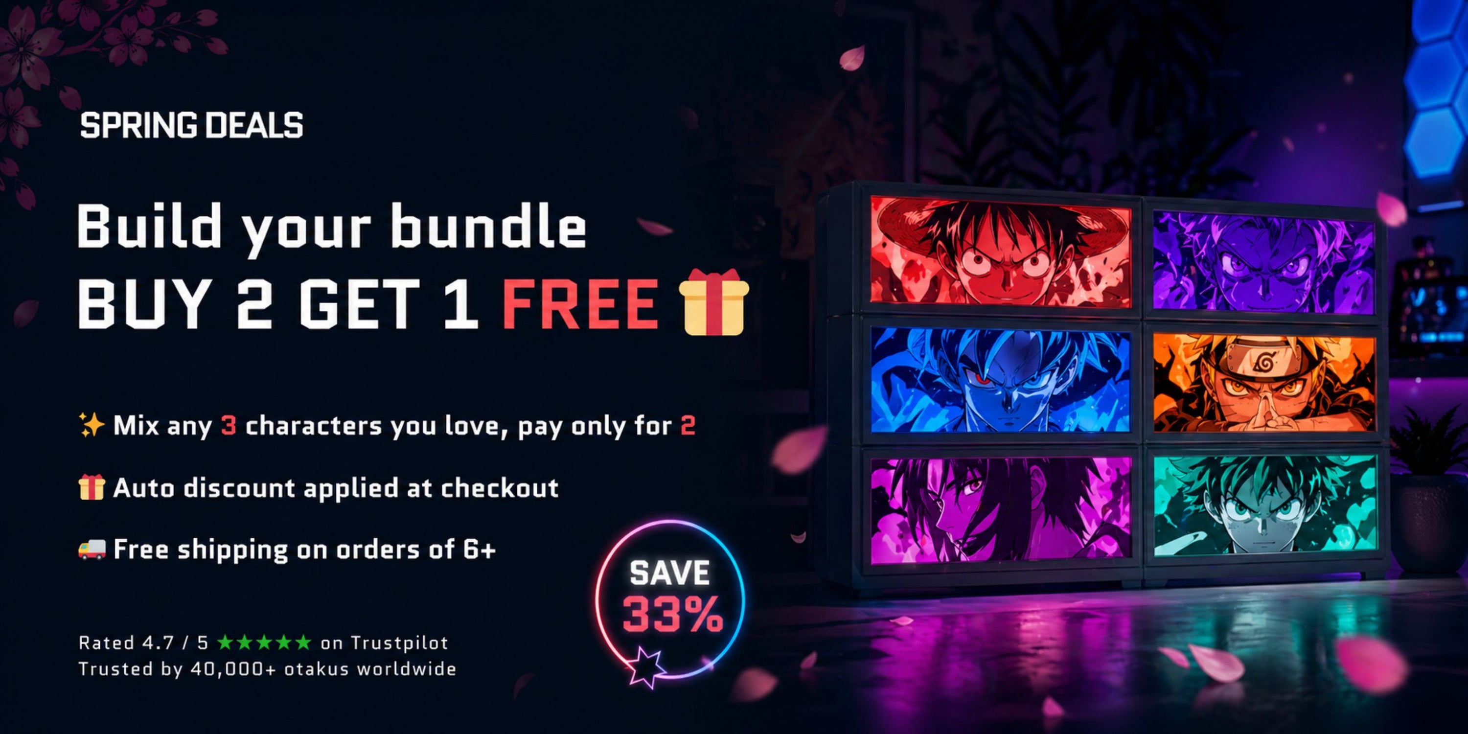 Anime Light Box | Your favorite anime characters in LED light boxes ...
