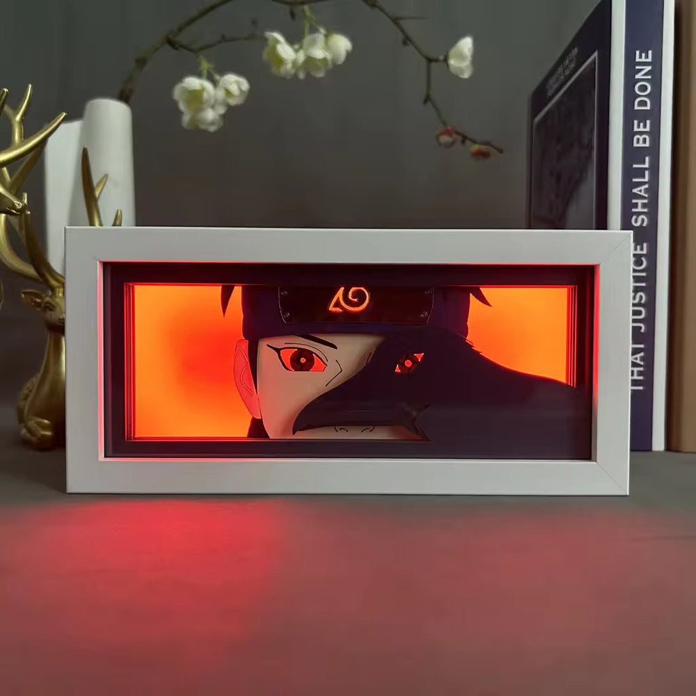 Itachi Light Box – Iconic Naruto Decor for Anime Fans